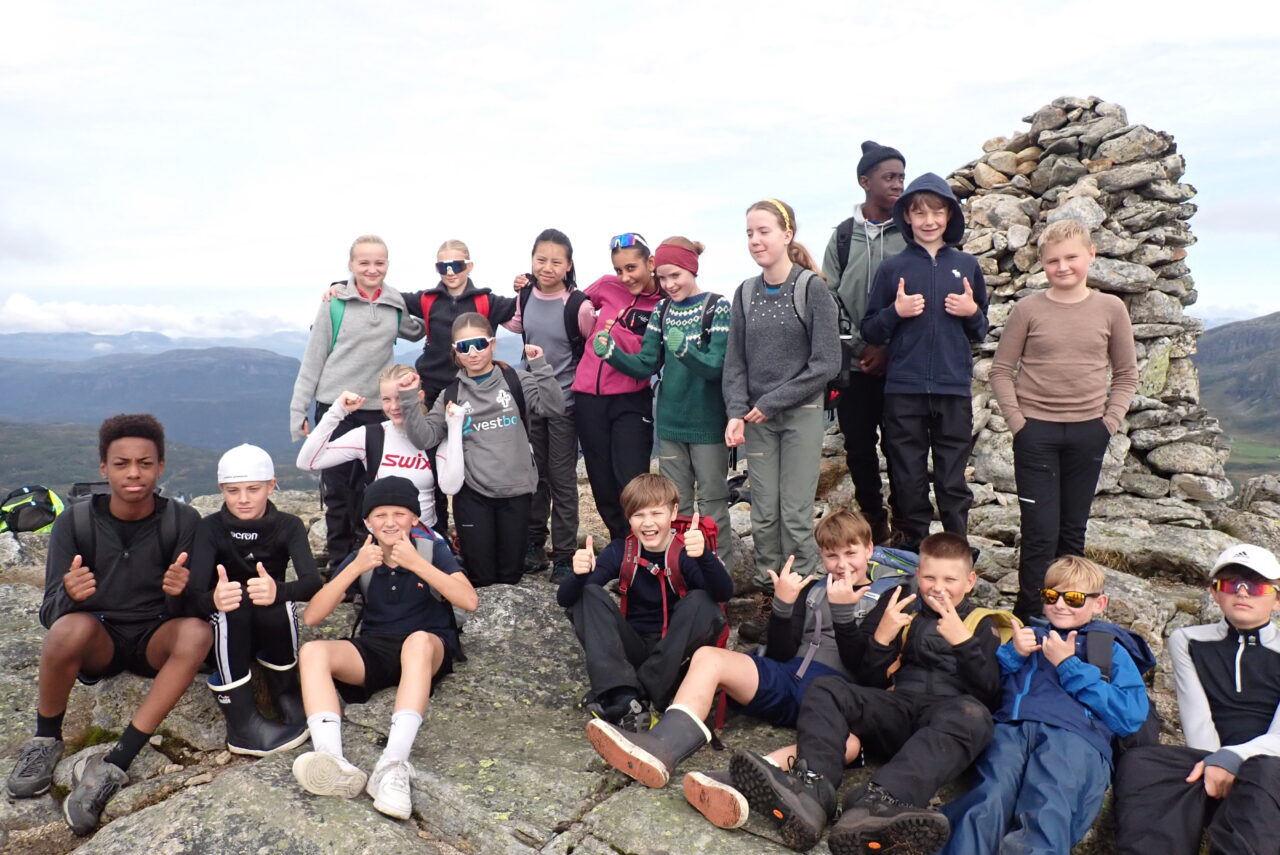 Flott start på skuleåret med sjuandeklassingar frå Langeland skule ...